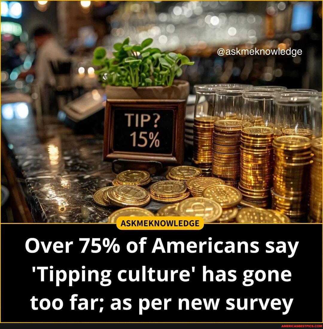 The tipping culture in America has expanded beyond the traditional ...