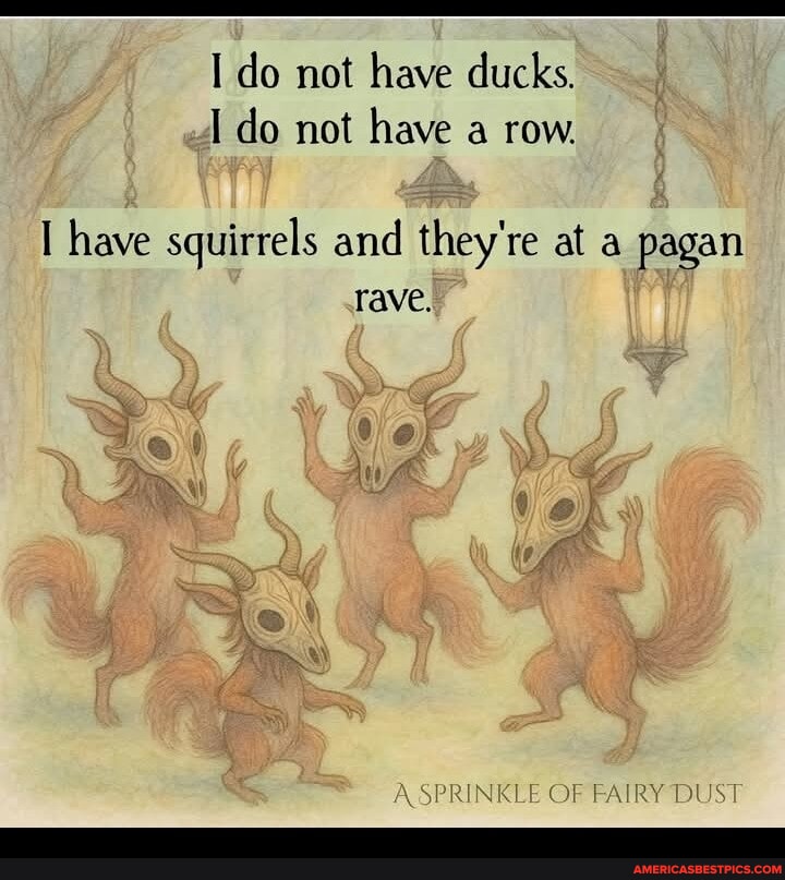 Do mot do not have a row. I have squirrels and they're at a pagan rave ...