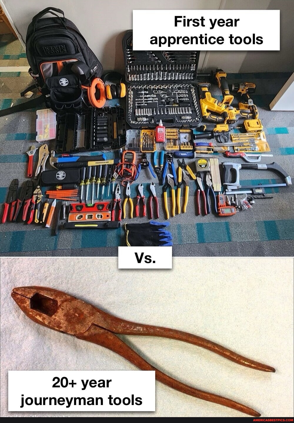 First year apprentice tools 20+ year journeyman tools - America’s best ...
