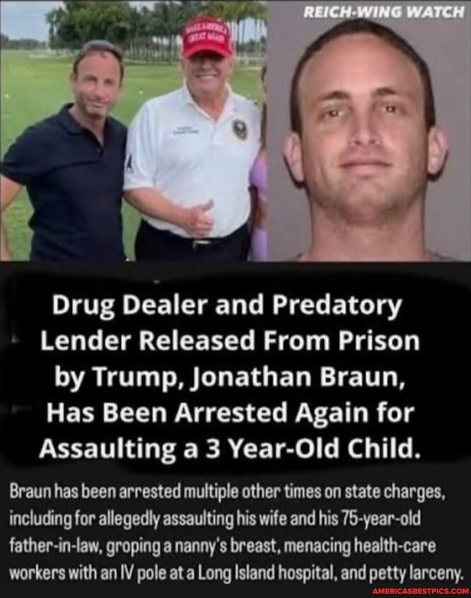 I Drug Dealer and Predatory Lender Released From Prison by Trump ...