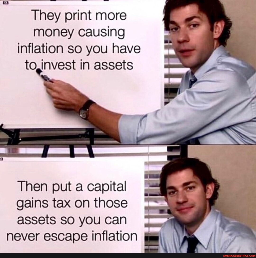 They print more money causing inflation so you have invest in assets SS ...