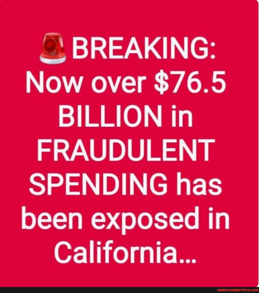BREAKING: Now over $76.5 BILLION in FRAUDULENT SPENDING has been ...