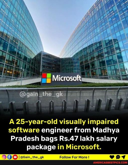 Did you know - Microsoft @gain A 25-year-old visually impaired software ...