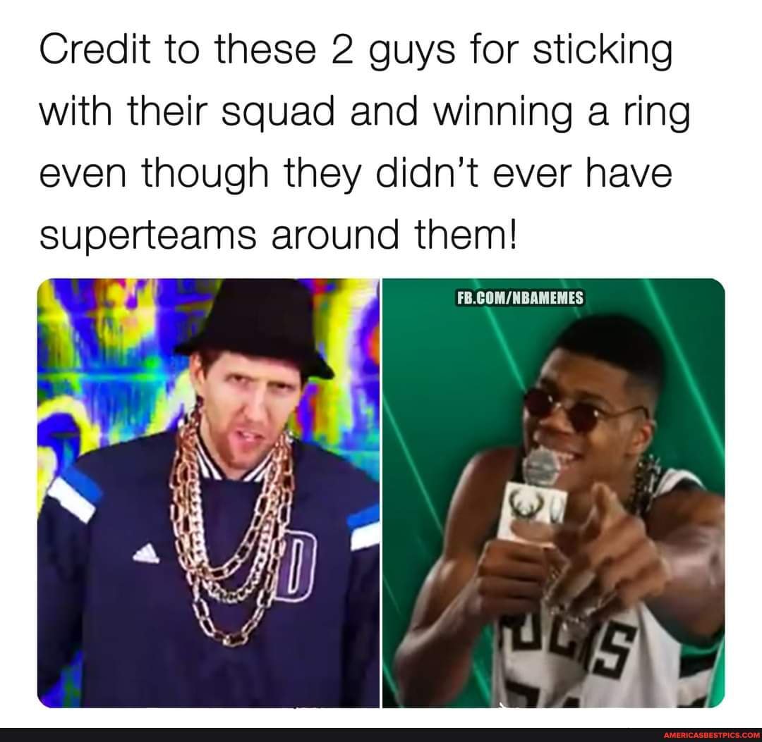 Credit to these 2 guys for sticking with their squad and winning a ring ...