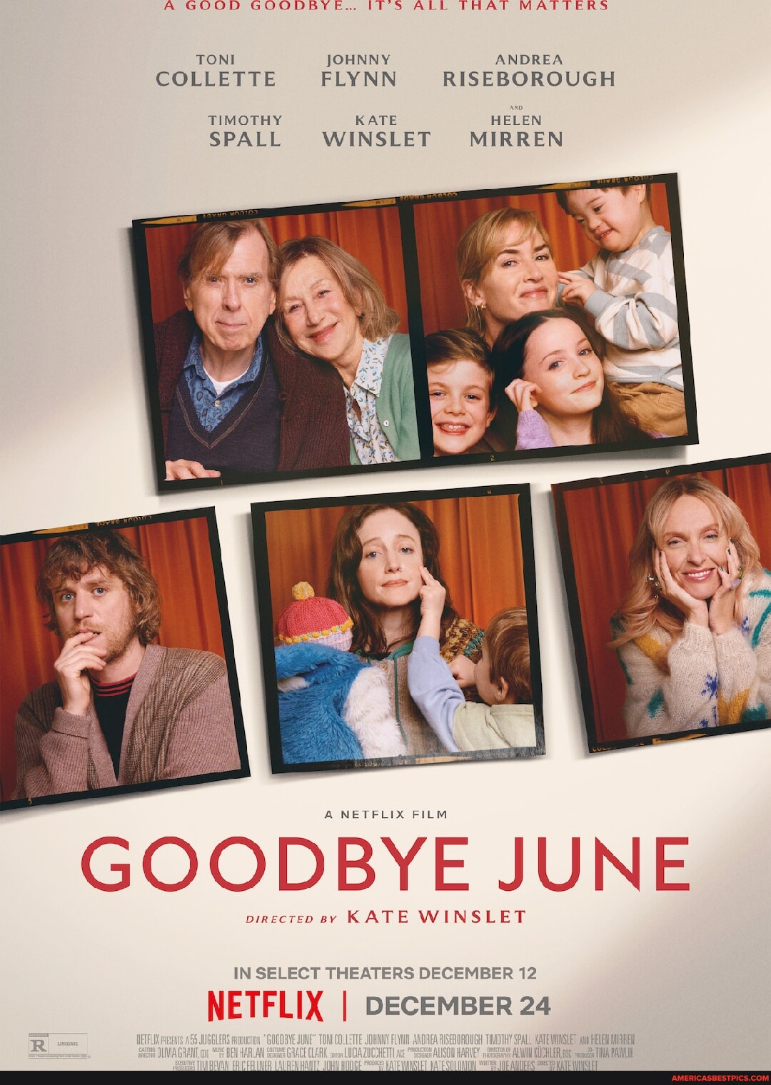 A GOOD GOODBYE... TTS ALL THAT MATTERS TONI JOHNNY ANDREA COLLETTE ...