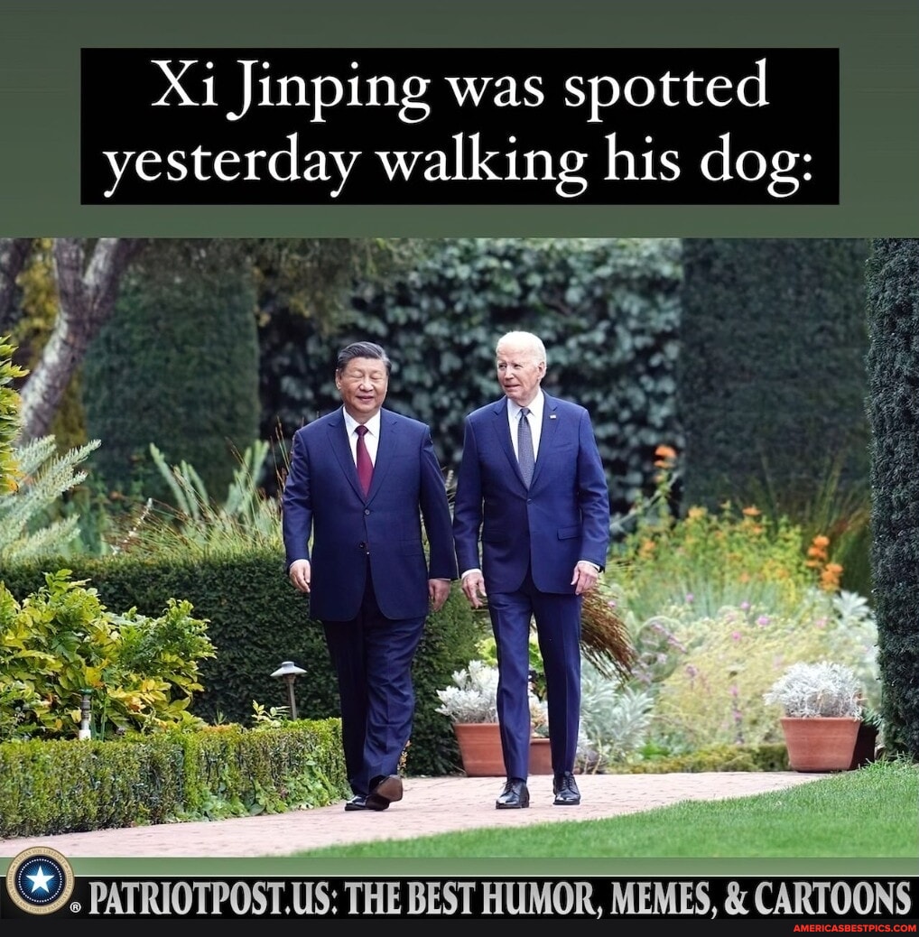 Xi Jinping was spotted yesterday walking his dog: PAT RIOTPOST.US: THE ...