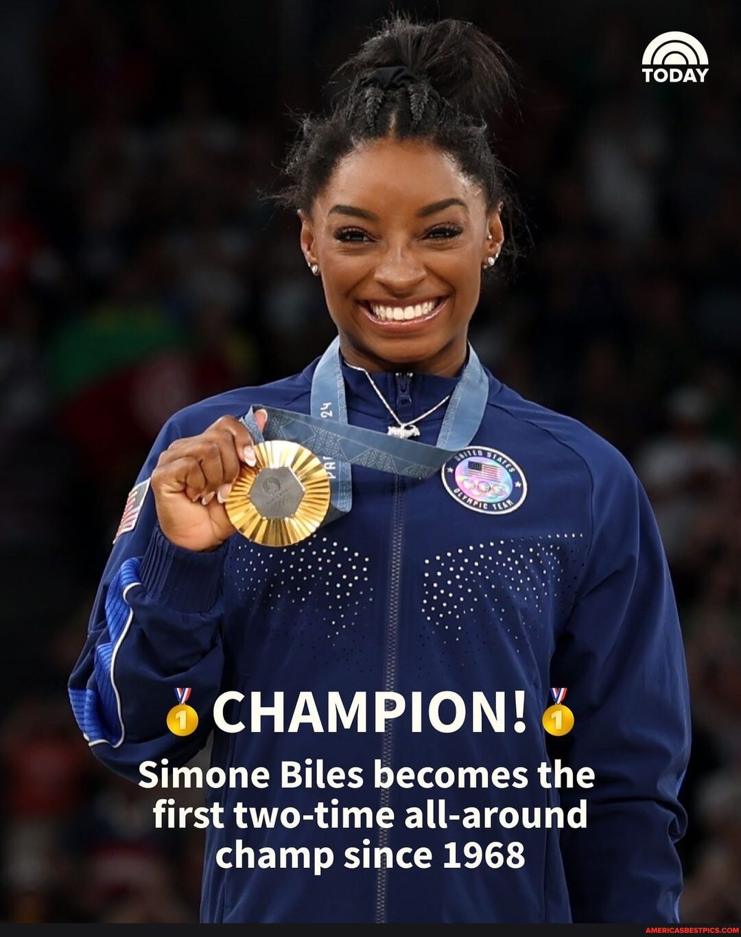 Simone Biles has reclaimed her place atop Olympic women’s gymnastics! 🥇 ...