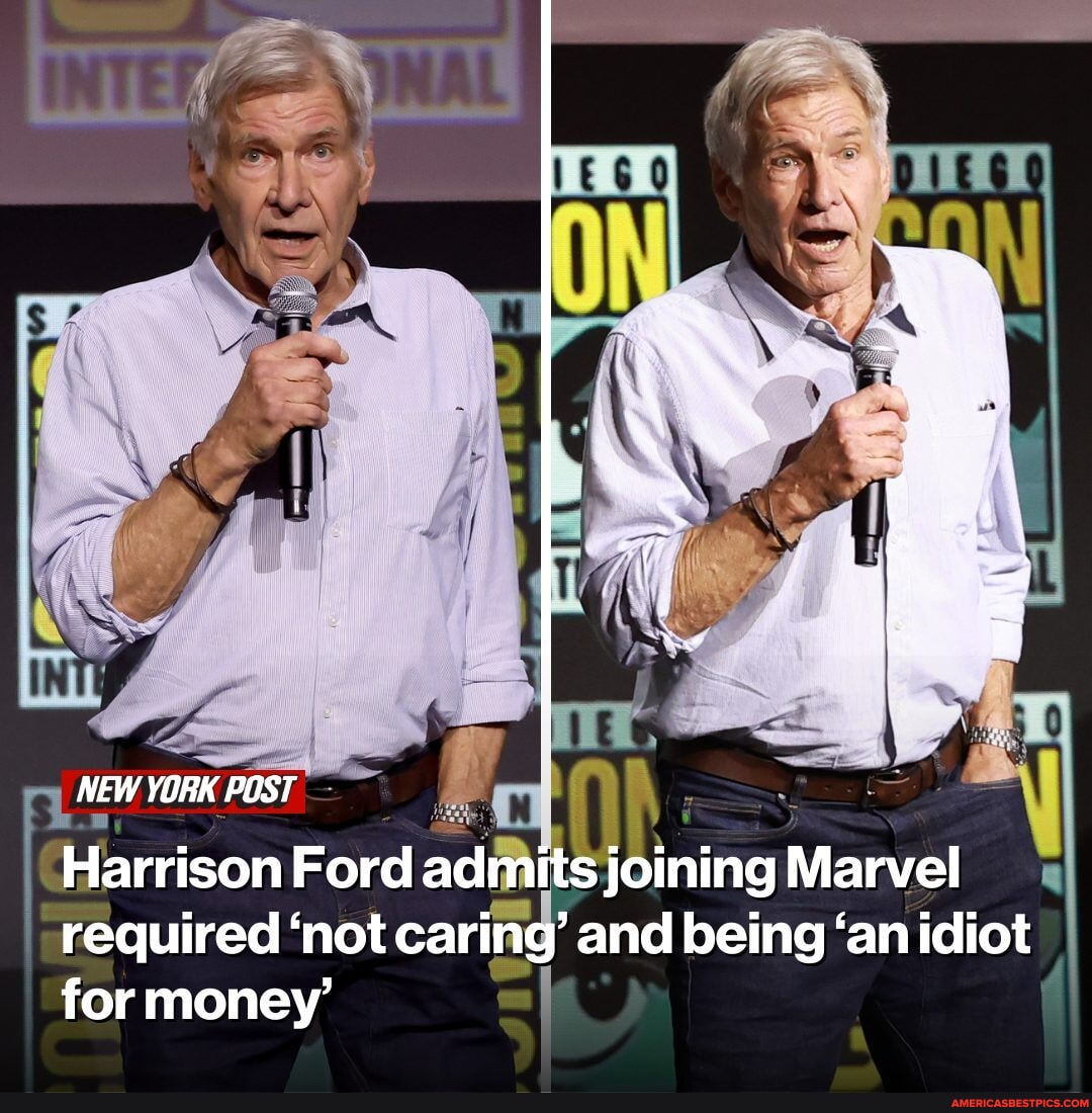 #HarrisonFord is making his debut in the Marvel Cinematic Universe. See ...