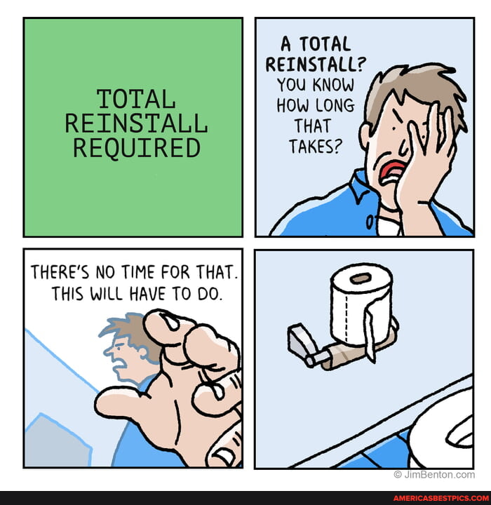 Reinstall memes. Best Collection of funny Reinstall pictures on America ...