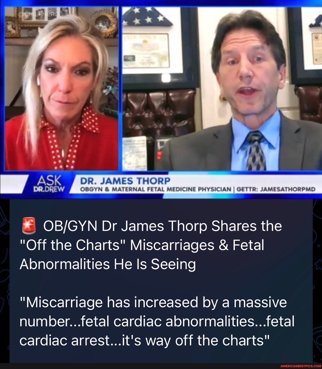 ASK DR. JAMES THORP DR.DREW OBGYN & MATERNAL FETAL MEDICINE PHYSICIAN I ...