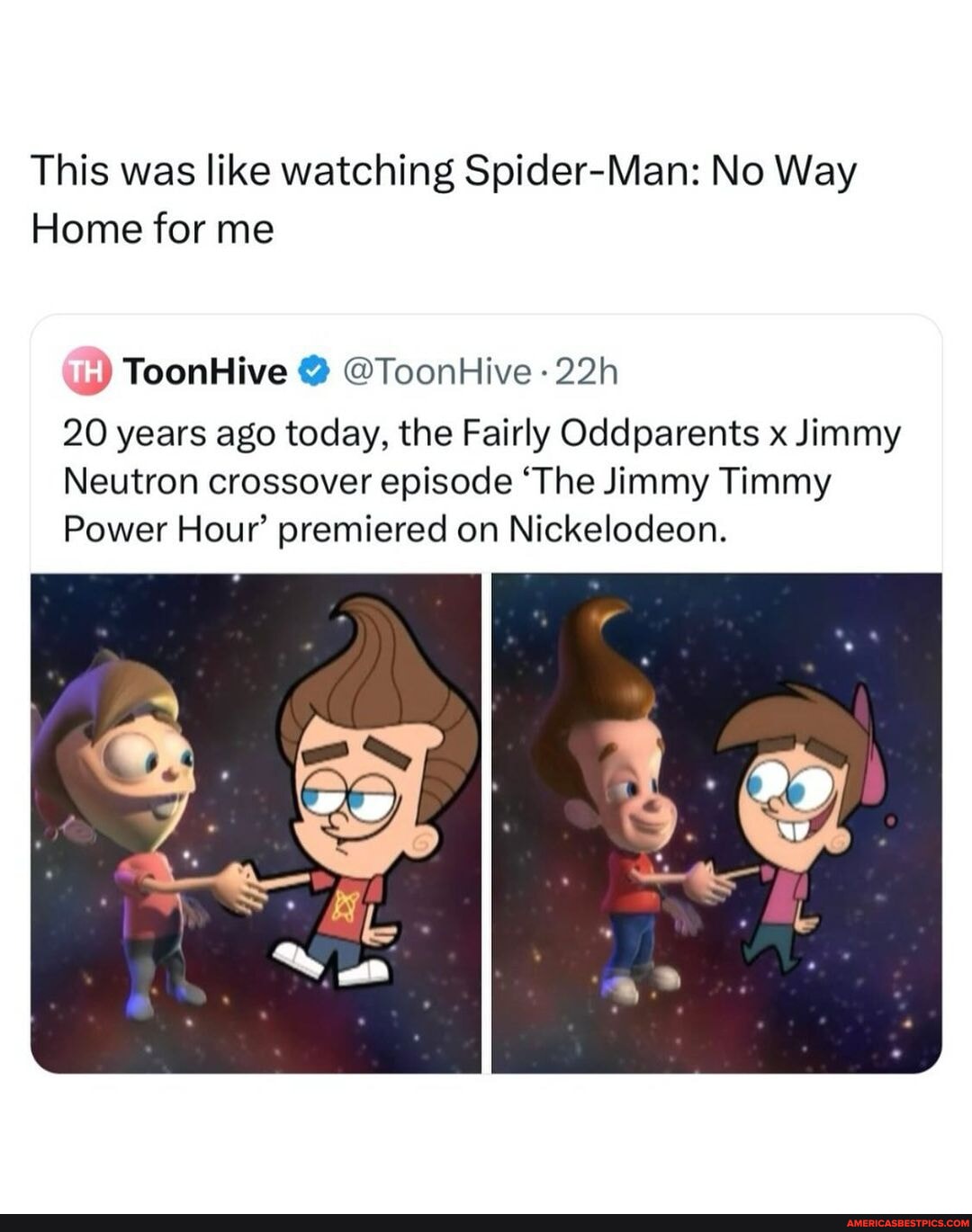 20 years ago?! - This was like watching Spider-Man: No Way Home for me ...