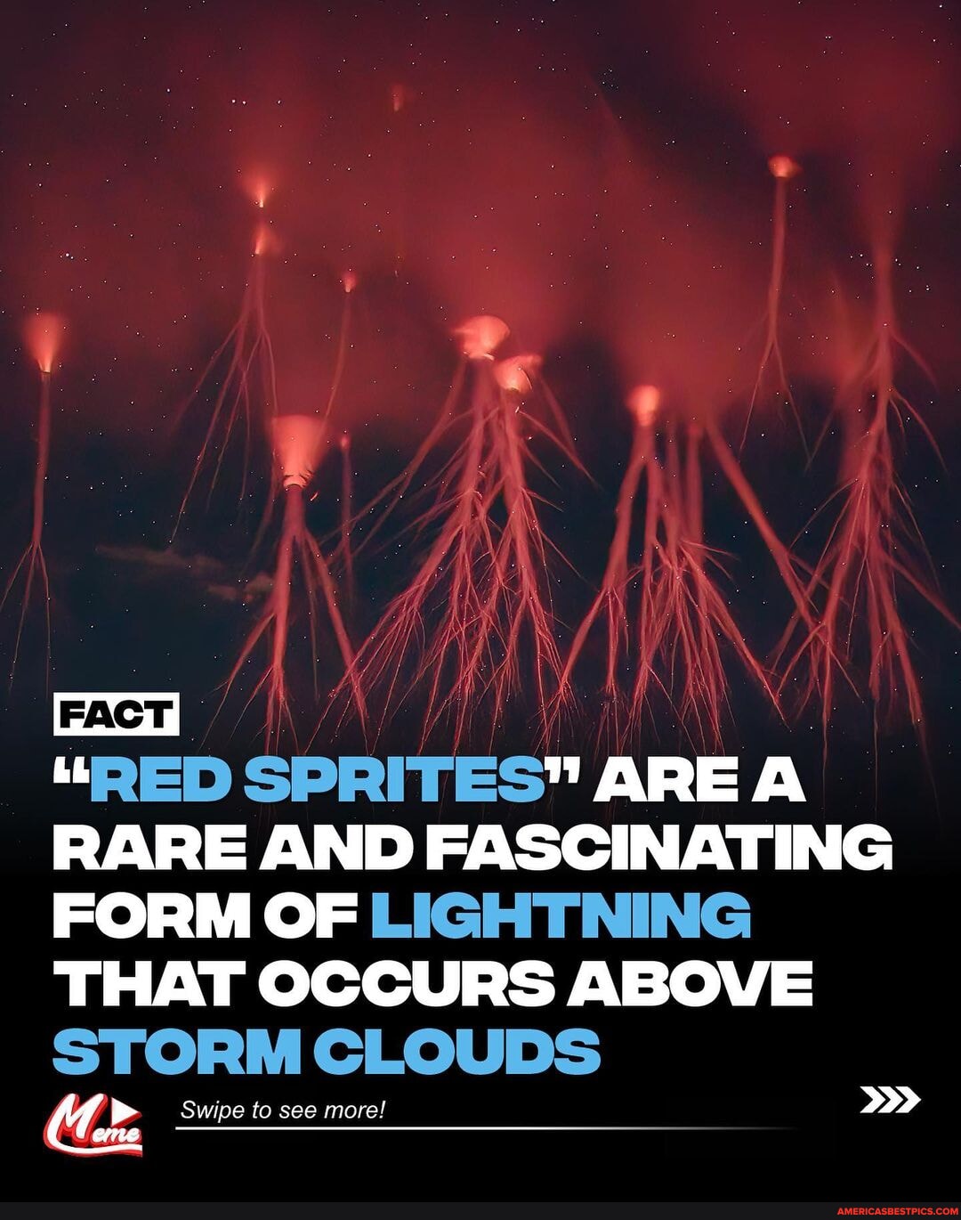 “Red Sprites” are large-scale electric discharges that occur in the ...