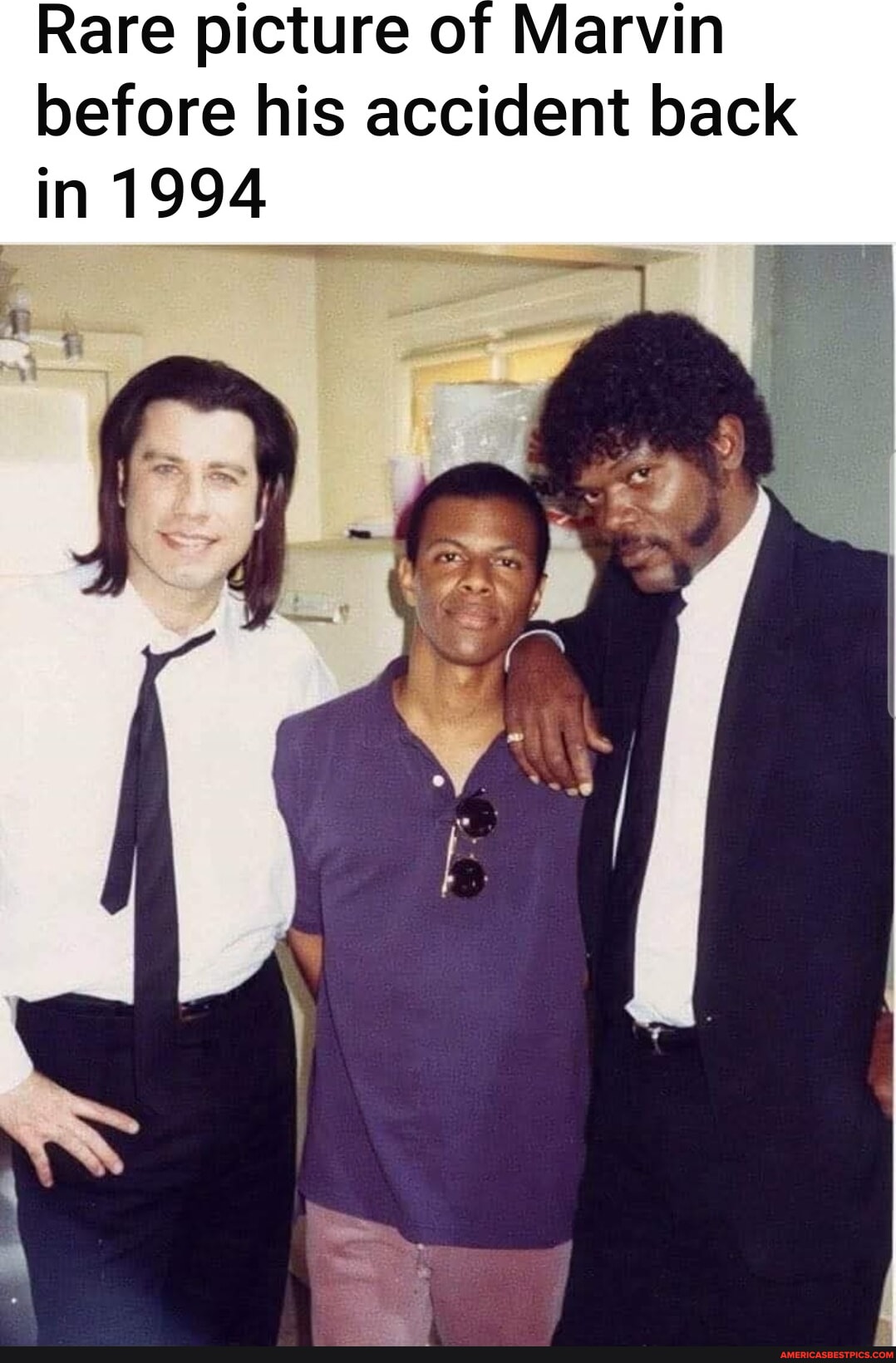 Rare picture of Marvin before his accident back in 1994 - America’s ...