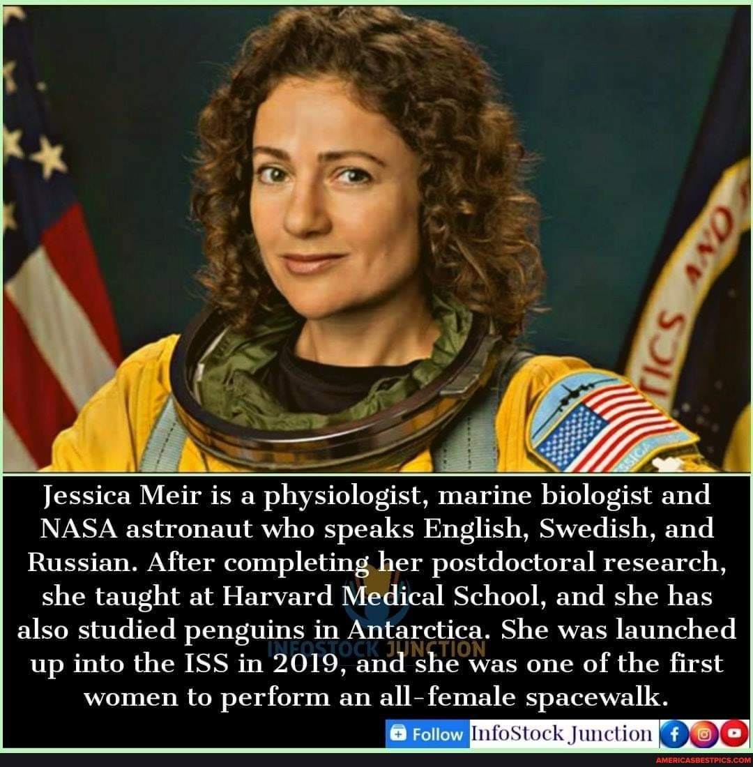 Jessica Meir is a physiologist, marine biologist and NASA astronaut who ...
