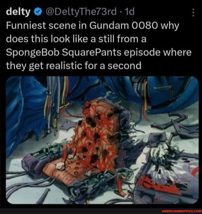 Delty @ @DeltyThe73rd id Funniest scene in Gundam 0080 why does this ...