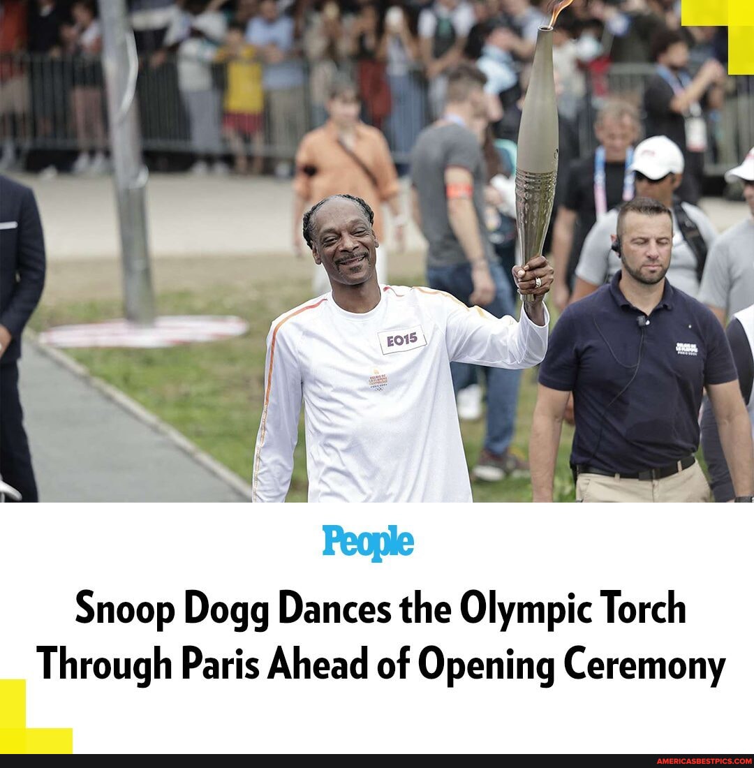 Snoop Dogg — and the Olympic torch — is lit! The rapper danced while ...