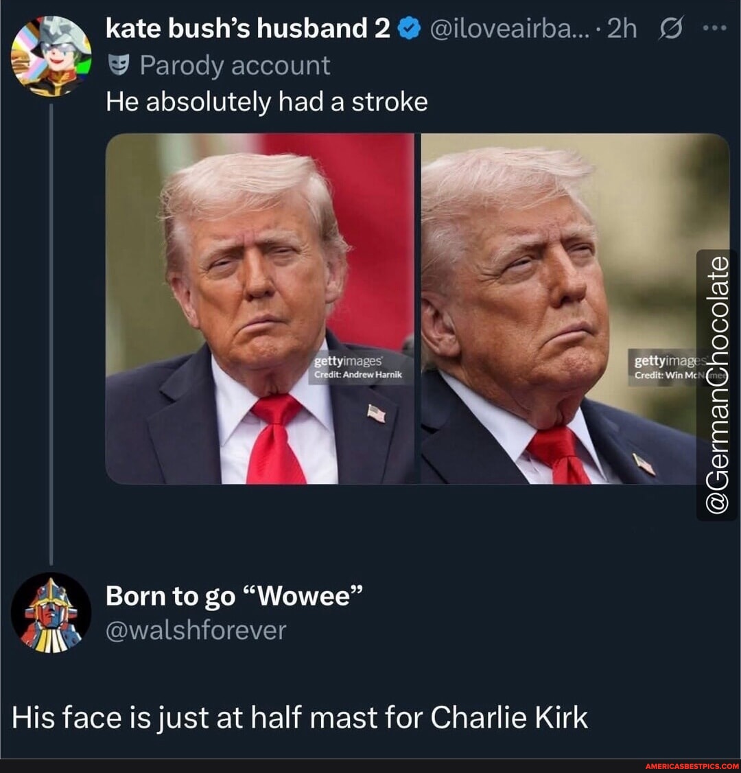 Parody account He absolutely had a stroke kate bush's husband 2 ...