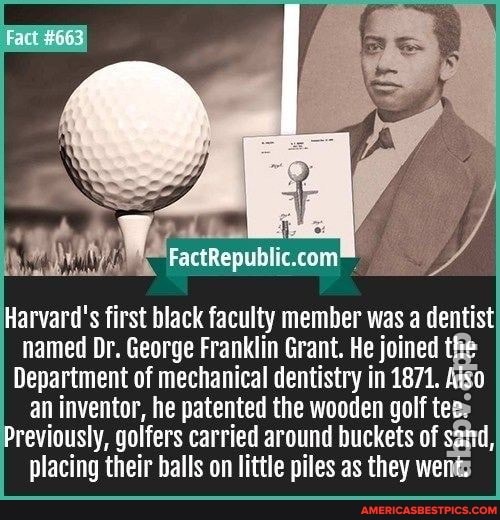 Fact Harvard's first black faculty member was a dentist named Dr ...