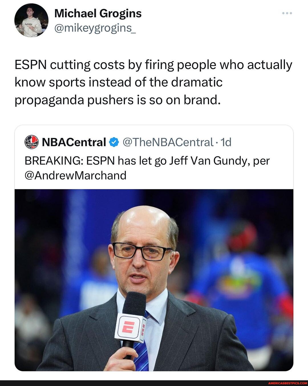 Agree? Controversy sells 🤷‍♂️ (via mikeygrogins/Twitter) - Michael ...