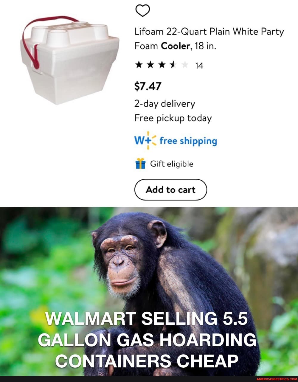 L_ Lifoam 22-Quart Plain White Party I Foam Cooler, 18 in. 14 $7.47 2 ...
