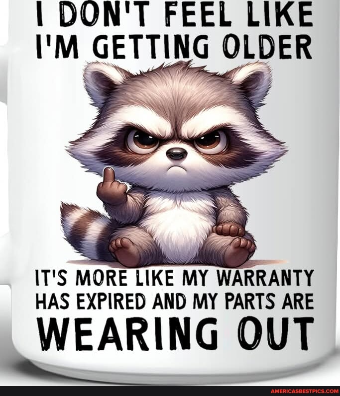 I DON'T FEEL LIKE I'M GETTING OLDER IT'S MORE LIKE MY WARRANTY HAS ...