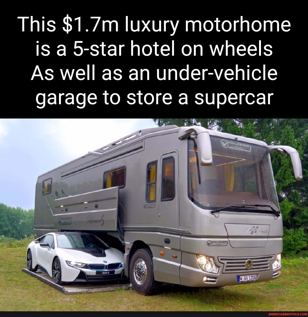 This $1.7m luxury motorhome is a 5-star hotel on wheels As well as an ...