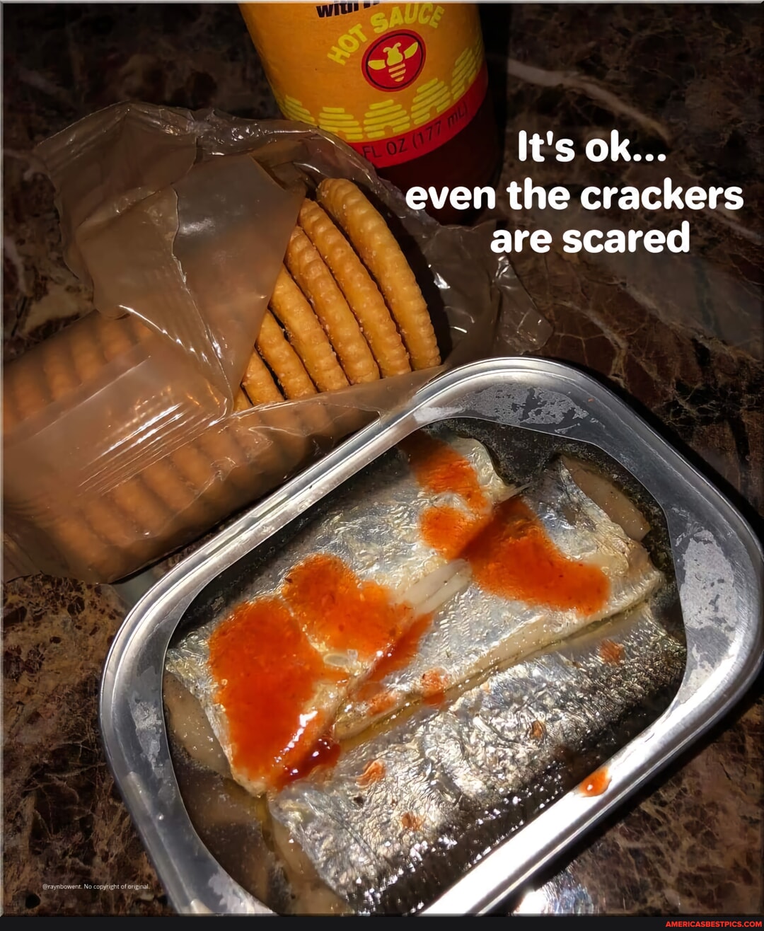 It's ok... even the crackers are scared - America’s best pics and videos