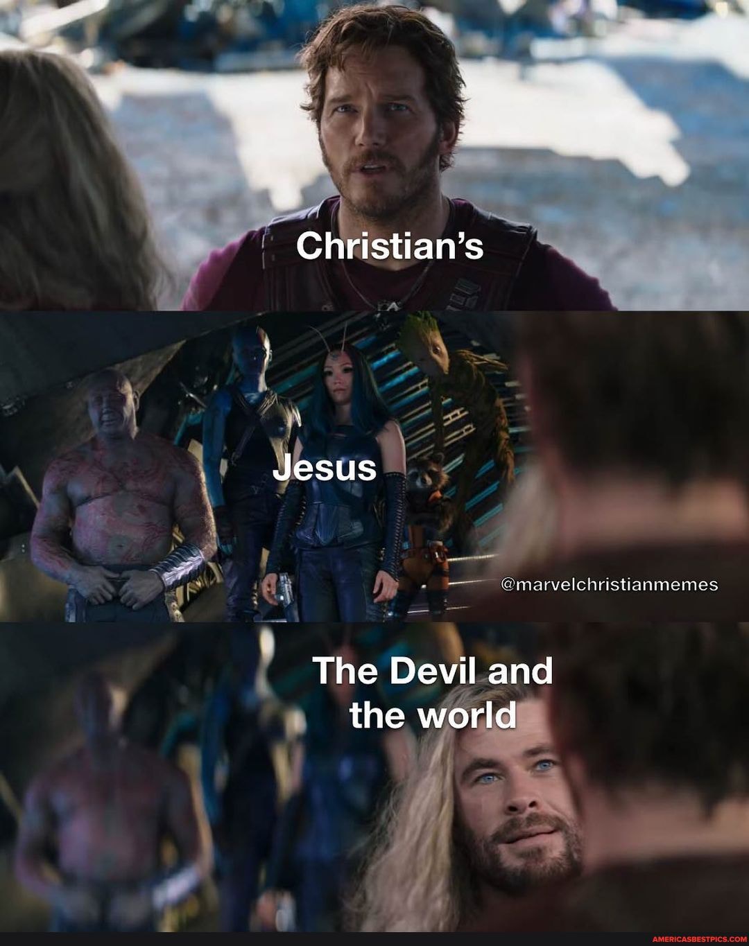 Christian's Jesus @marvelchristianmemes The Devil and the world ...