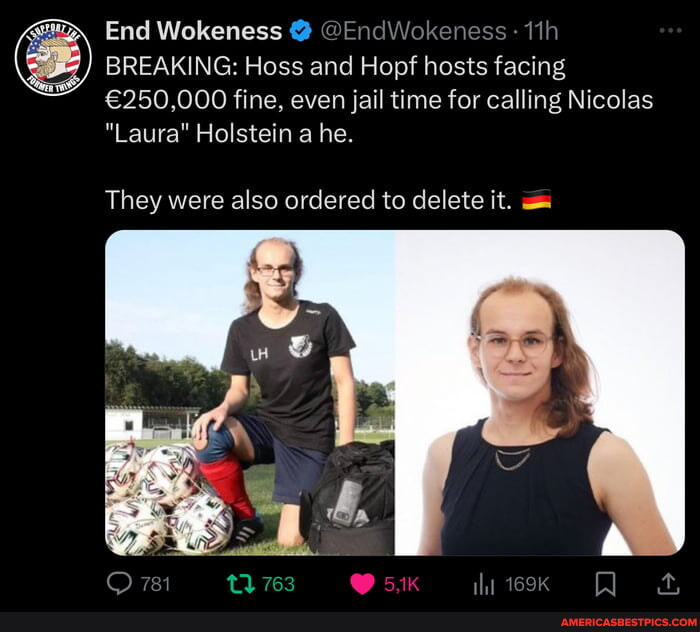 End Wokeness @ @EndWokeness BREAKING: Hoss and Hopf hosts facing fine ...