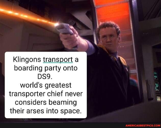 Klingons transport a boarding party onto world's greatest transporter ...