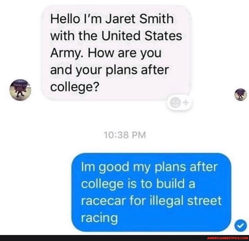 Hello I'm Jaret Smith with the United States Army. How are you and your ...