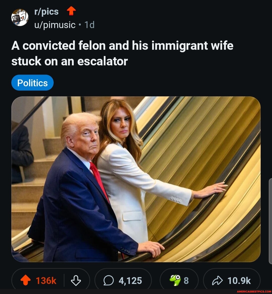 A convicted felon and his immigrant wife stuck on an escalator Politics ...