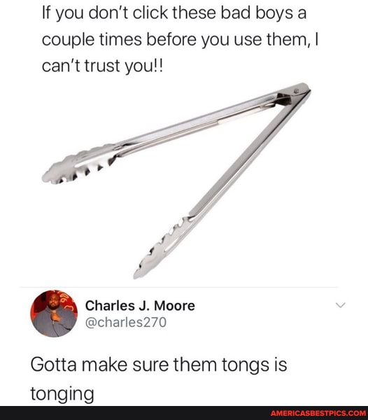 If you don't click these bad boys a couple times before you use them, I ...