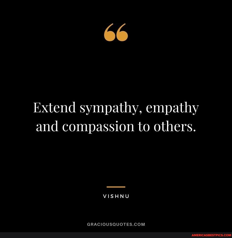 66 Extend sympathy, empathy and compassion to others. VISHNU ...