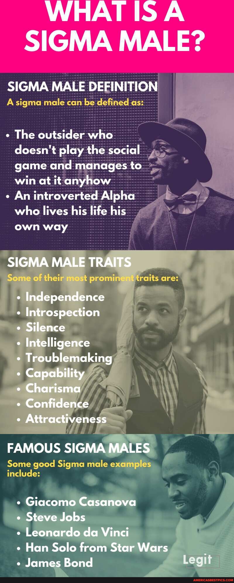 WHATIS A SIGMA MALE? SIGMA MALE DEFINITION sigma male can be The ...