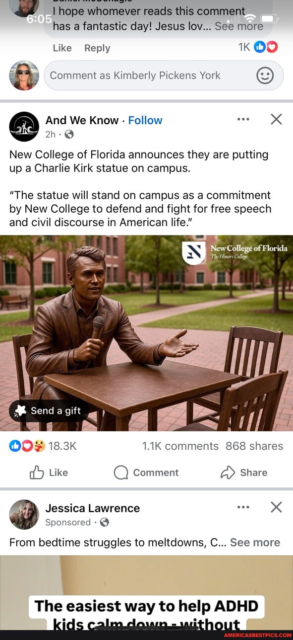 I hope whomever reads this comment has a fantastic day! Jesus lov ...