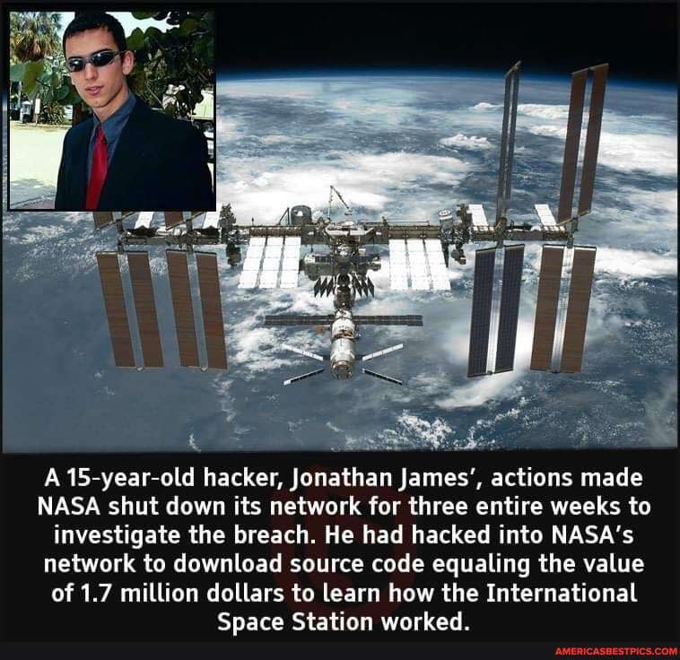 A 15-year-old hacker, Jonathan James', actions made NASA shut down its ...