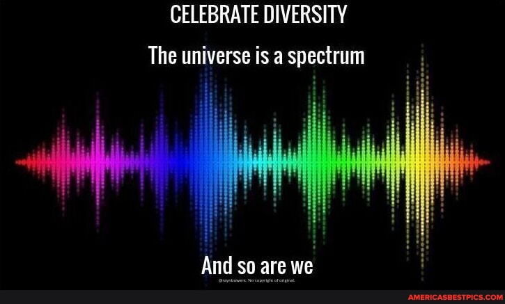 CELEBRATE DIVERSITY The universe is a spectrum And se are we - America ...