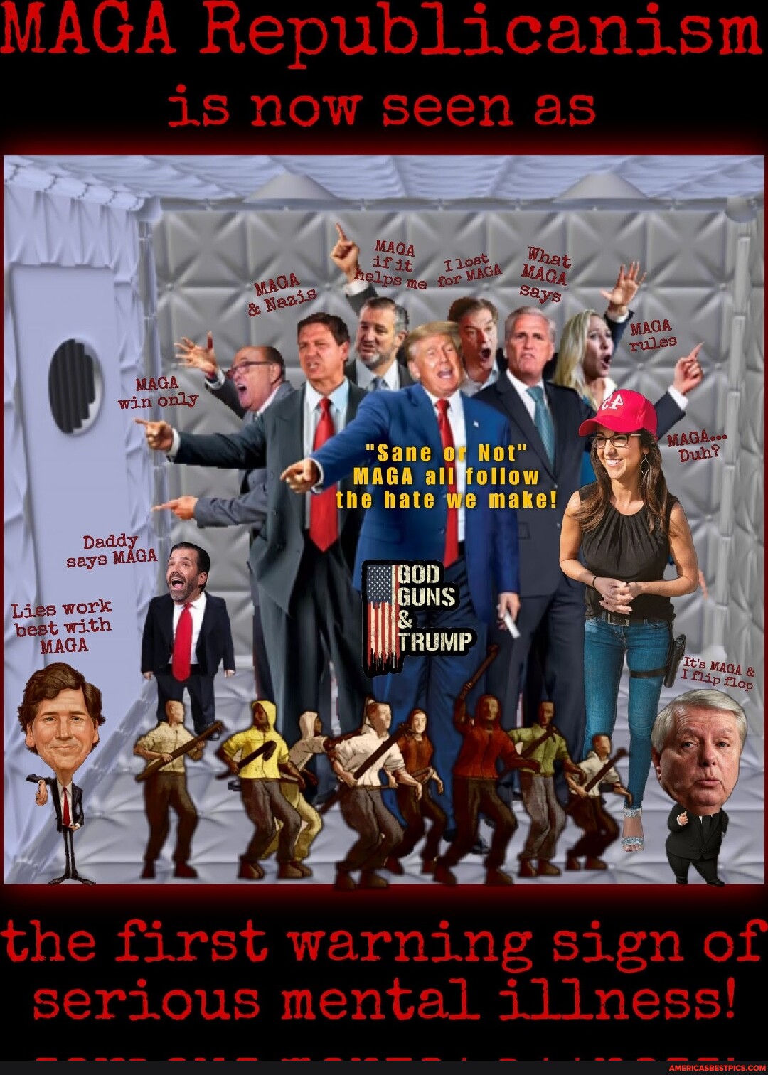 Pict Wha ne Daddy says MAGA/ MAGA GUNS TRUMP Lies work pest with ...