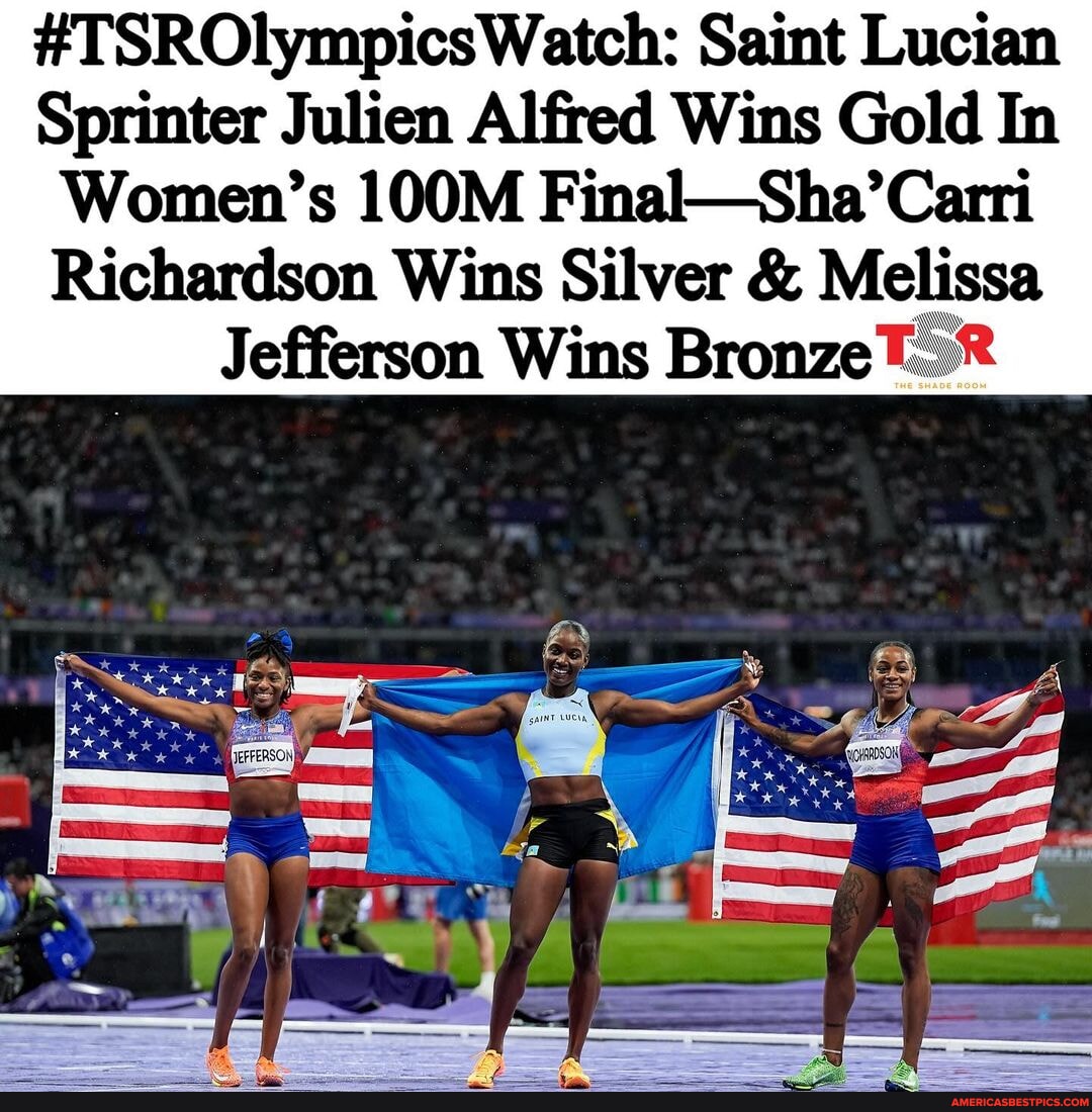 #TSROlympicsWatch: Saint Lucian Sprinter Julien Alfred Wins Gold In ...