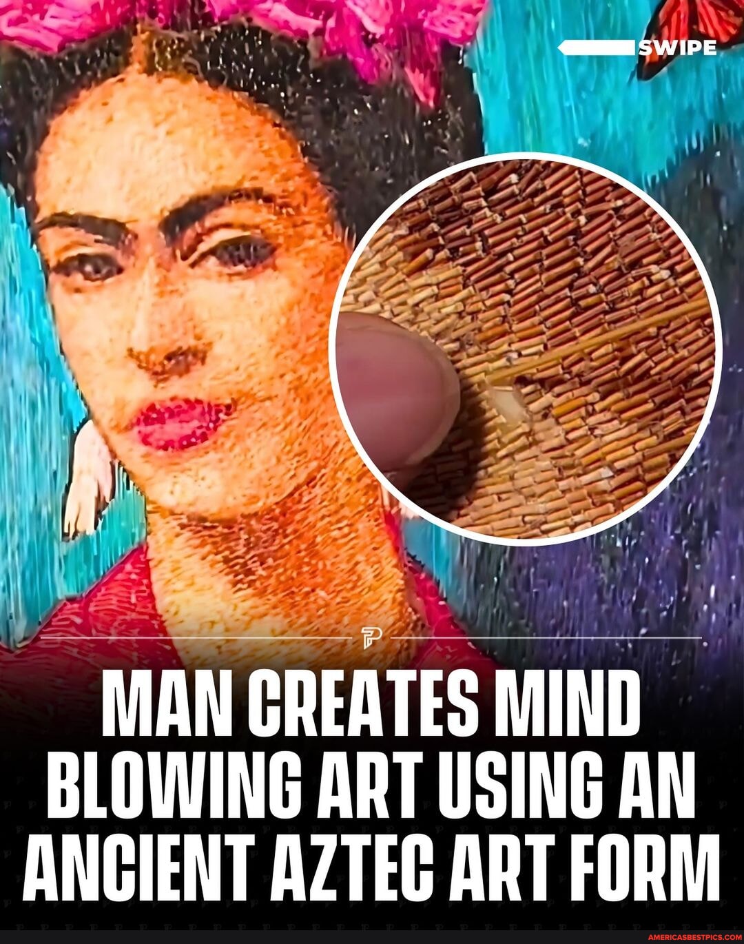MAN CREATES MIND BLOWING ART USING AN ANCIENT AZTEC ART FORM - America ...