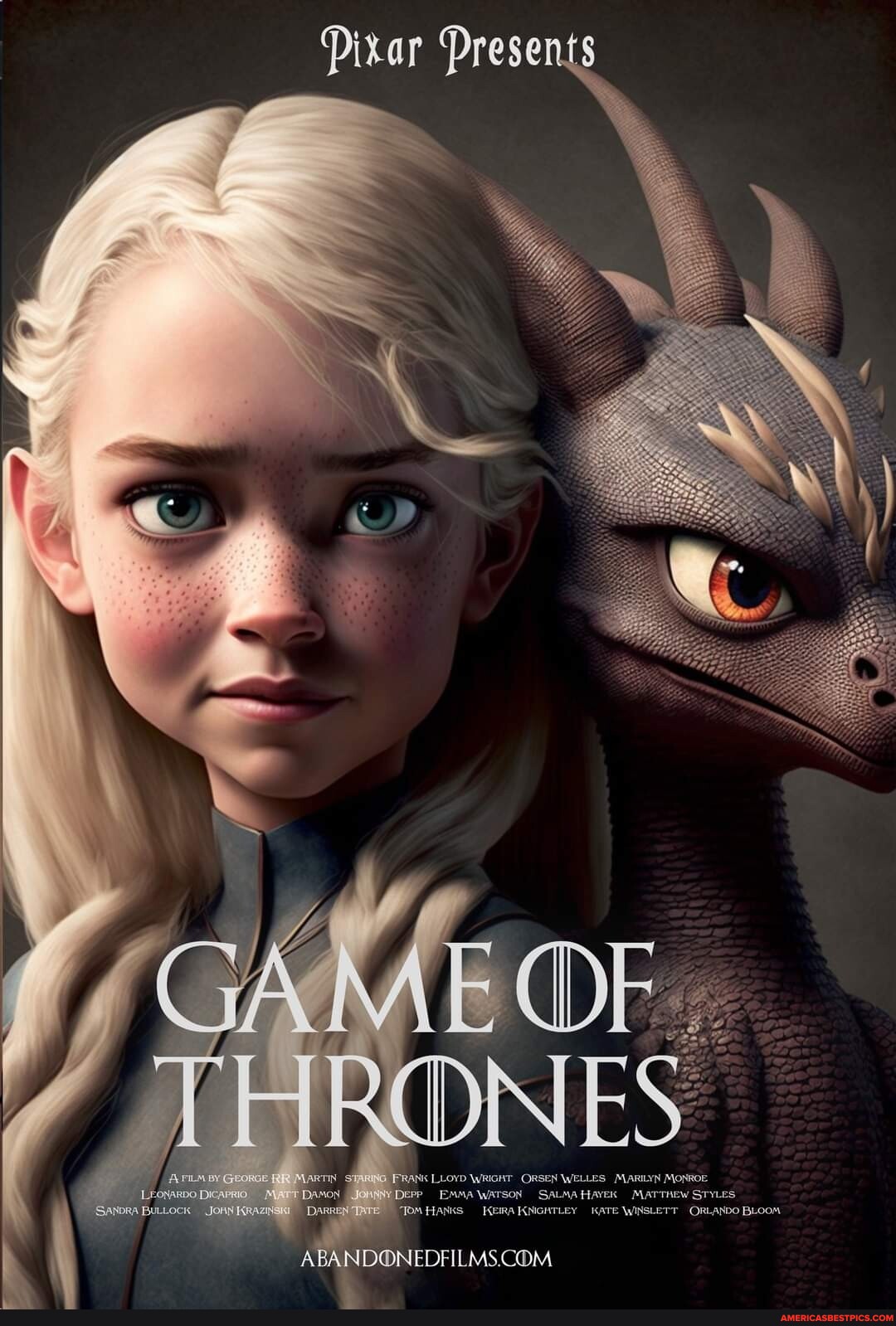 Pixar Presents RANK LLOYD WRIGHT QRSEN WELLES MARILYN MONROE DEPP EMMA ...