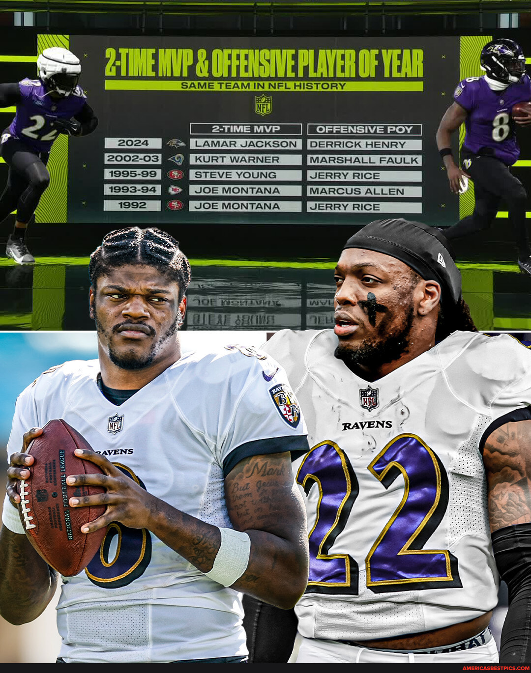 @mina_kimes says Derrick Henry and Lamar Jackson are a match made in ...