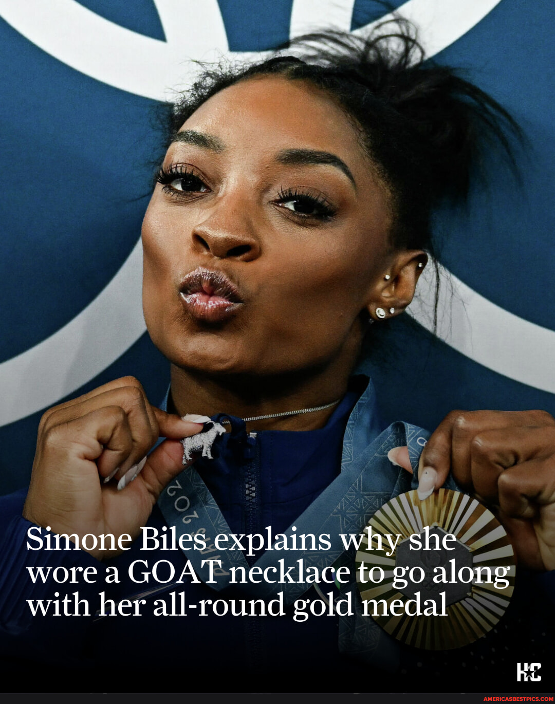 Simone Biles was able to wear another gold medal around her neck ...