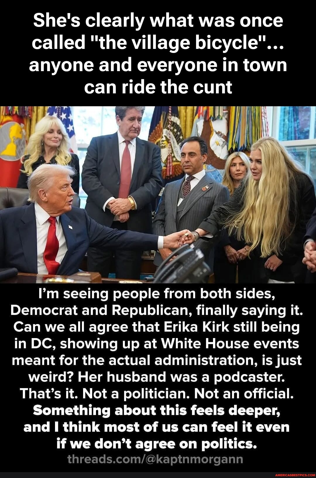 She's clearly what was once called "the village bicycle"... anyone and ...