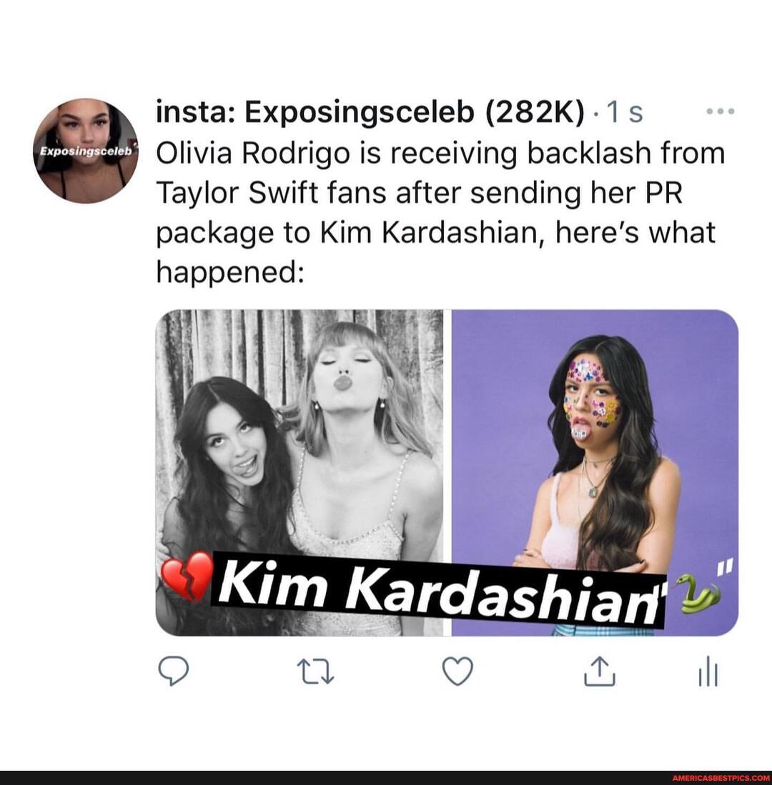Insta: Exposingsceleb (282K) Olivia Rodrigo is receiving backlash from ...