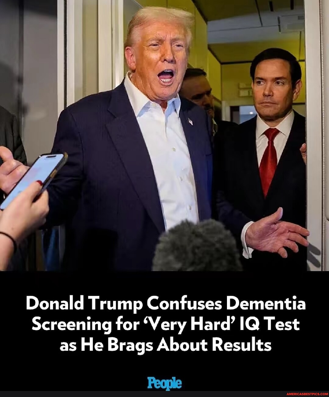 Donald Trump Confuses Dementia Screening for 'Very Hard' IQ Test as He ...