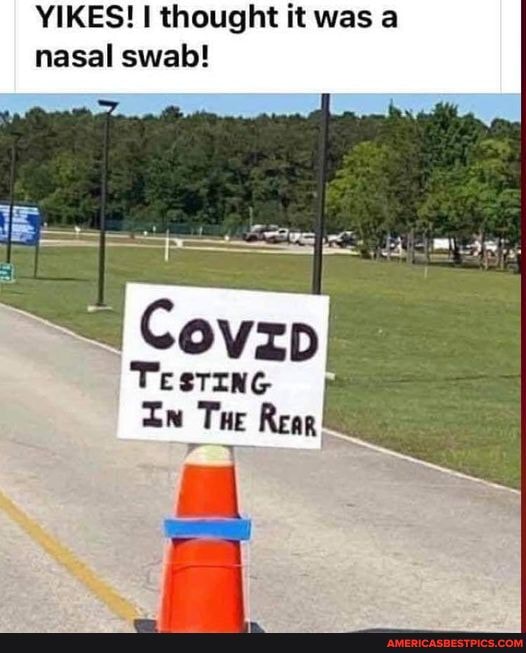 YIKES! I thought it was a nasal swab! - America’s best pics and videos