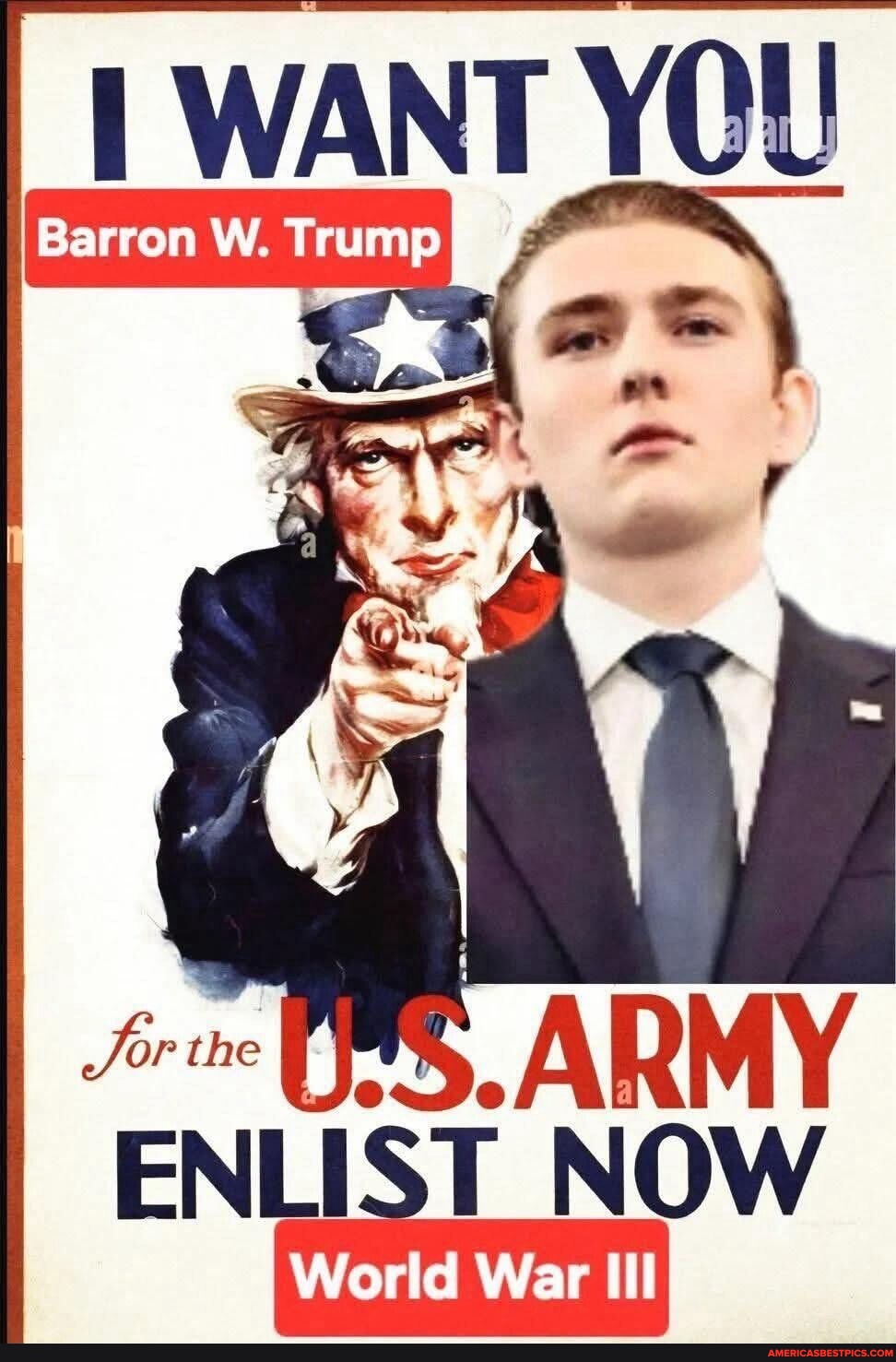 I WANT YCU ARMY ENLIST NOW World War Ill - America’s best pics and videos