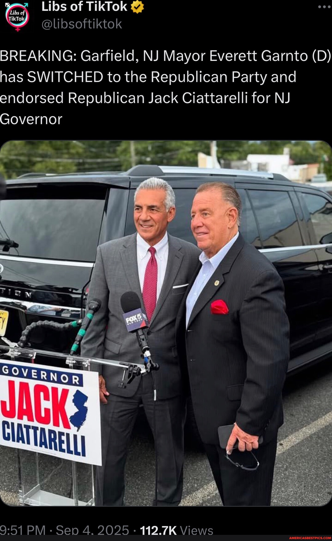 TikTok BREAKING: Garfield, NJ Mayor Everett Garnto (D) has SWITCHED to ...